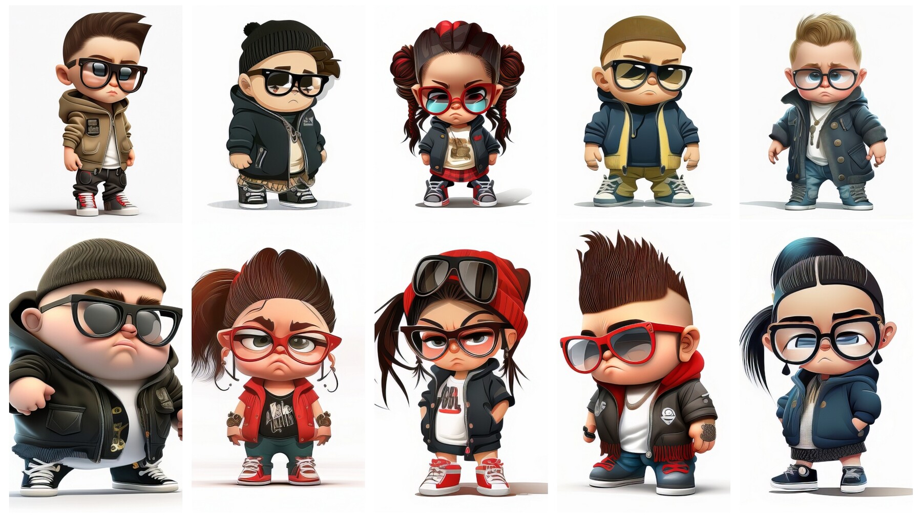 ArtStation - Swag Babies: A Collection of 200 Cute and Cool Characters ...