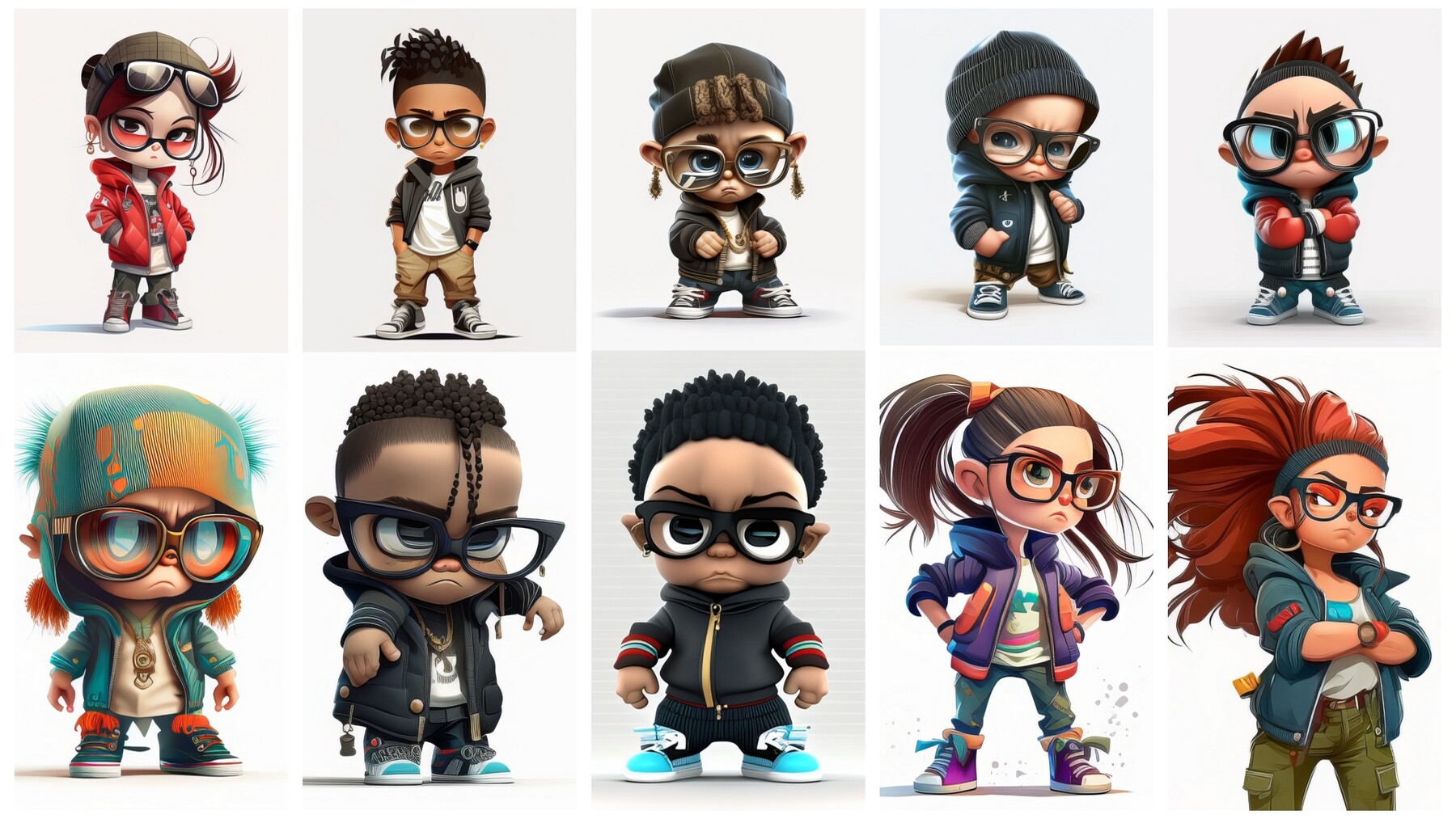 ArtStation - Swag Babies: A Collection of 200 Cute and Cool Characters ...