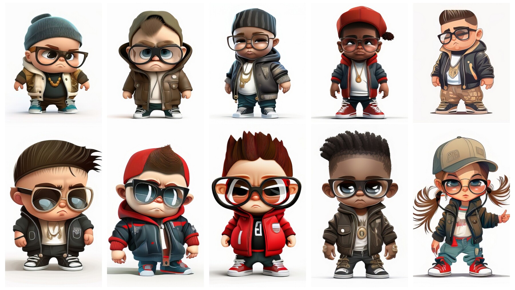 ArtStation - Swag Babies: A Collection of 200 Cute and Cool Characters ...