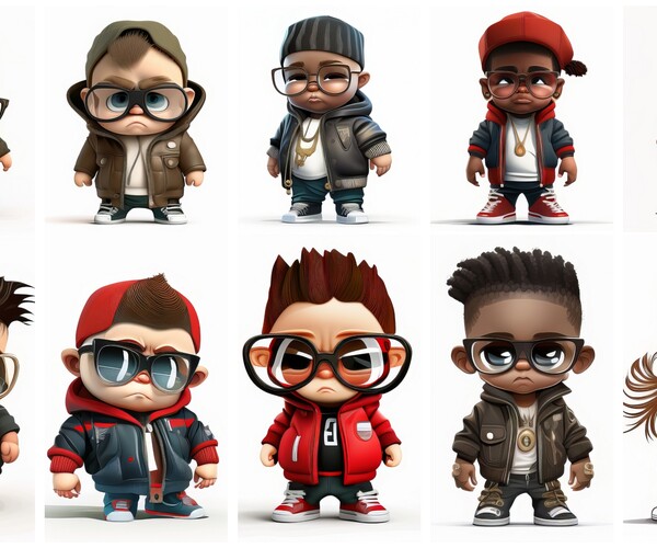 ArtStation - Swag Babies: A Collection of 200 Cute and Cool Characters ...