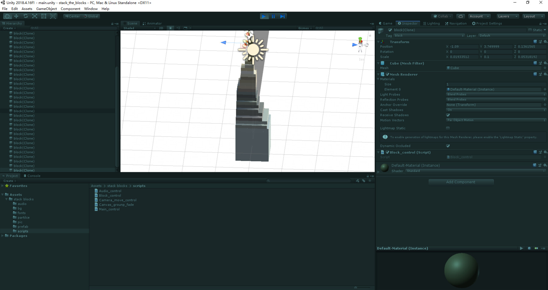 Artstation Unity Template Stack Blocks Game Assets