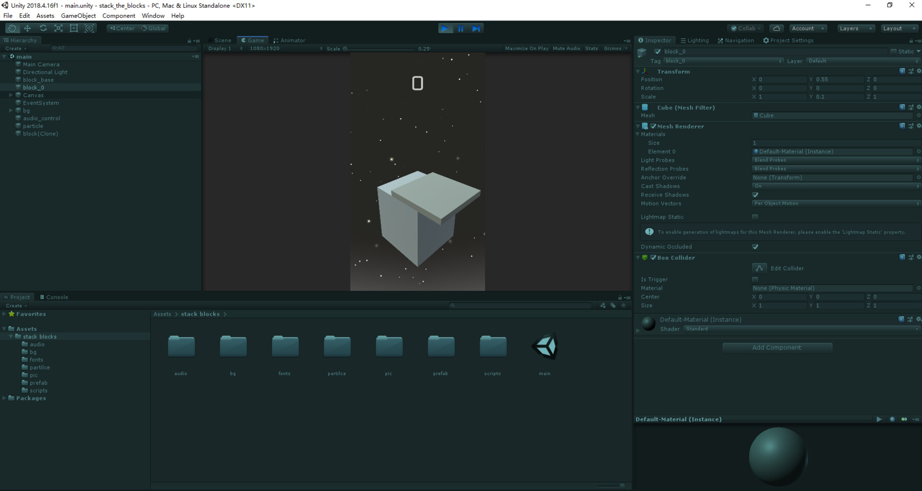 Artstation Unity Template Stack Blocks Game Assets