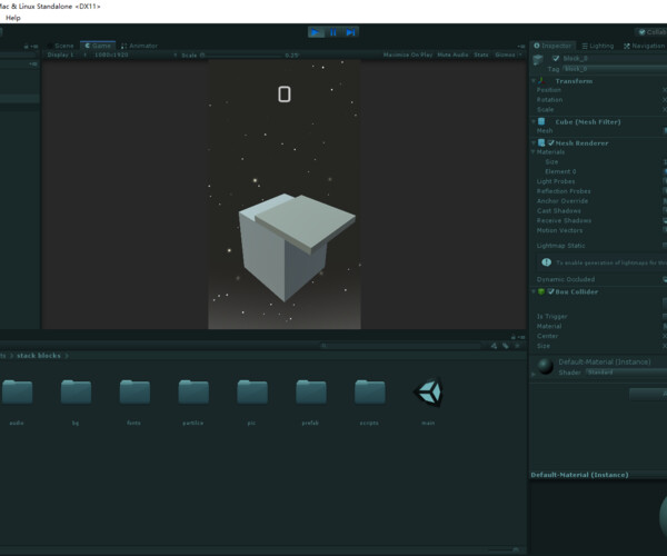Artstation Unity Template Stack Blocks Game Assets