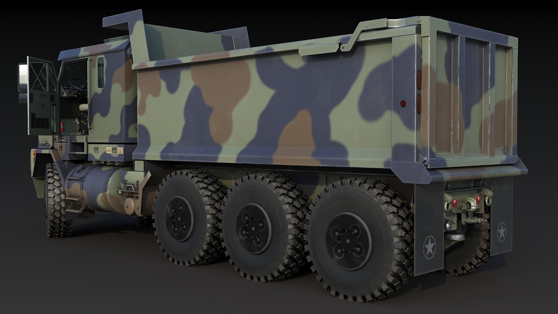ArtStation - Oshkosh M1070 Military Dump Truck | Game Assets
