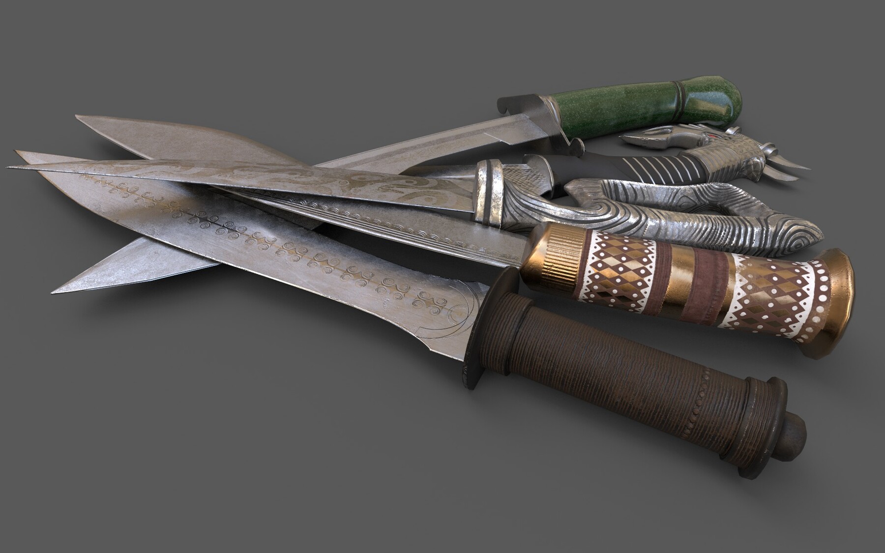 ArtStation - Daggers | Game Assets