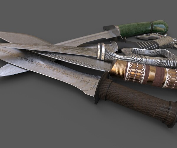 ArtStation - Daggers | Game Assets