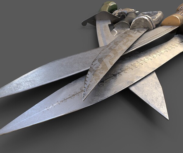 ArtStation - Daggers | Game Assets