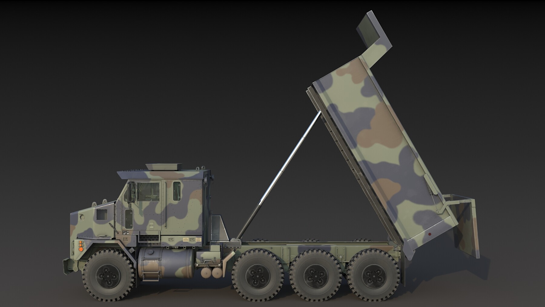 ArtStation - Oshkosh M1070 Military Dump Truck | Game Assets