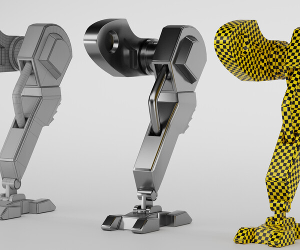 ArtStation - 10 MECHANICAL LEG_VOL.01 | Game Assets