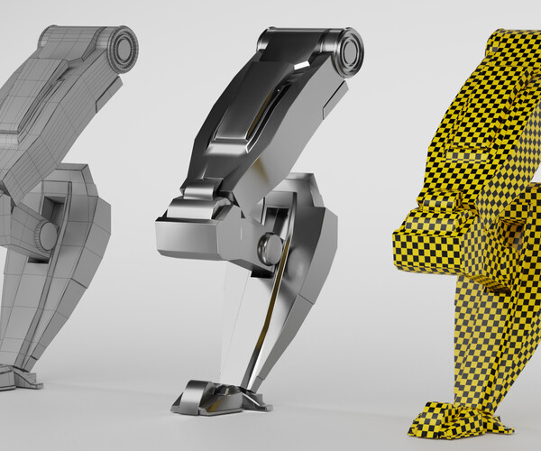ArtStation - 10 MECHANICAL LEG_VOL.01 | Game Assets