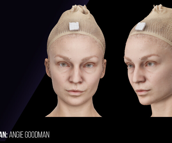 ArtStation - Raw Head Scan | Angie Goodman | Resources