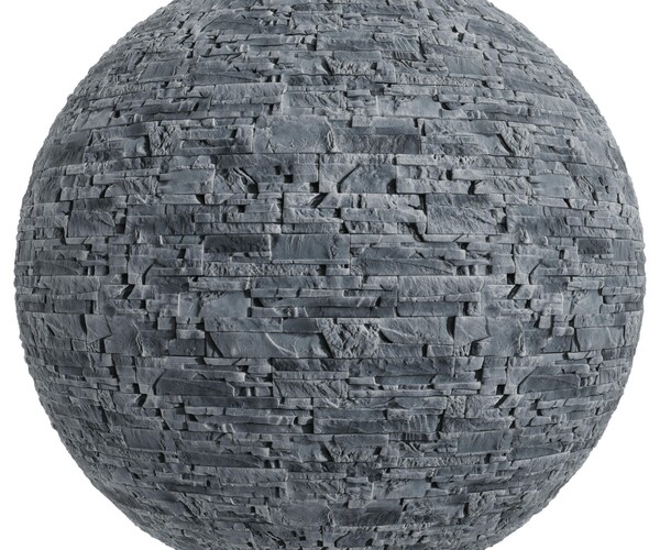 ArtStation - FB606 Exterior Stone Cladding facade | 3MAT | PBR ...