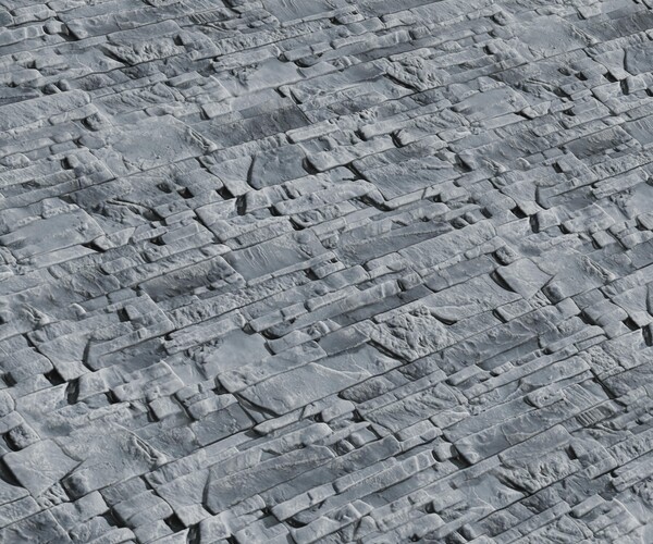 ArtStation - FB606 Exterior Stone Cladding facade | 3MAT | PBR ...