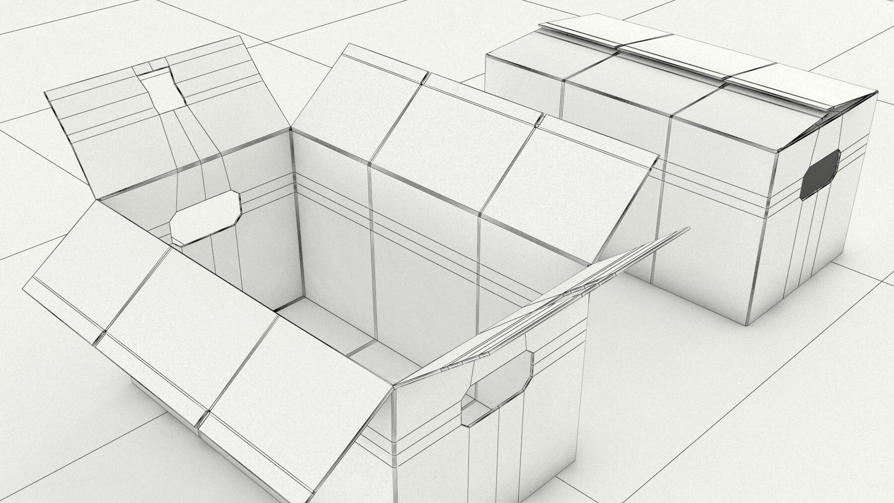 ArtStation - laos Cardboard Boxes | Game Assets