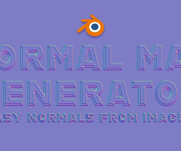 ArtStation - FREE Normal Map Generator for Blender | Resources