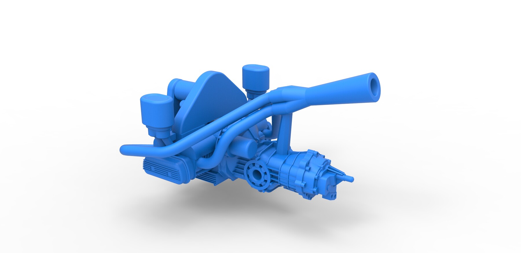 ArtStation - 3D printable Diecast engine for Sand Rail buggy Scale 1:4 ...