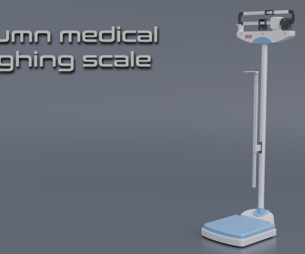 ArtStation - Column Medical Weighing Scale | Resources