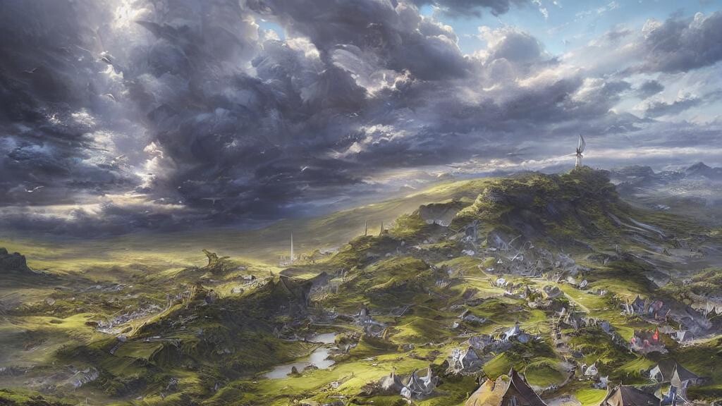 ArtStation - Background Collection Pact - "Windmill" | Artworks