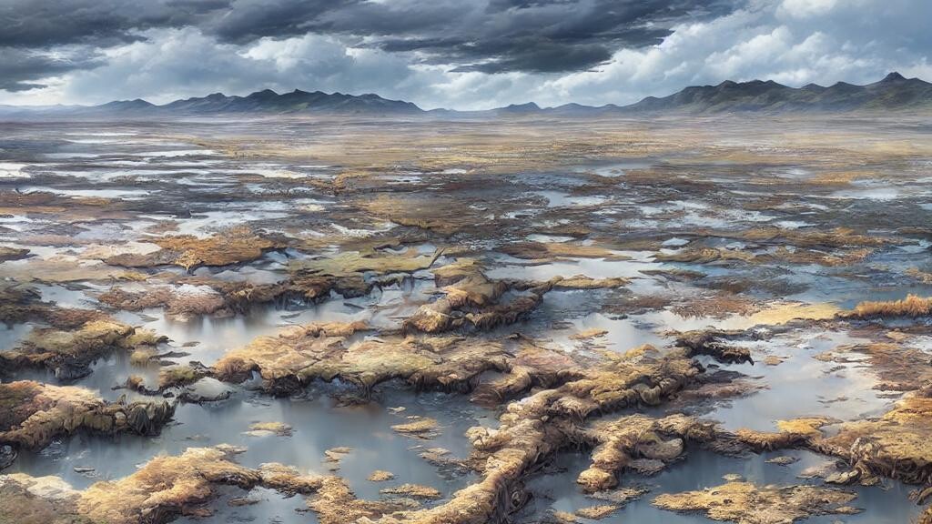 ArtStation - Background Collection Pact - "Mudflat" | Artworks