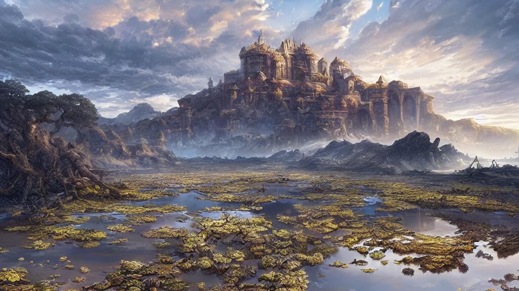 ArtStation - Background Collection Pact - "Mudflat" | Artworks