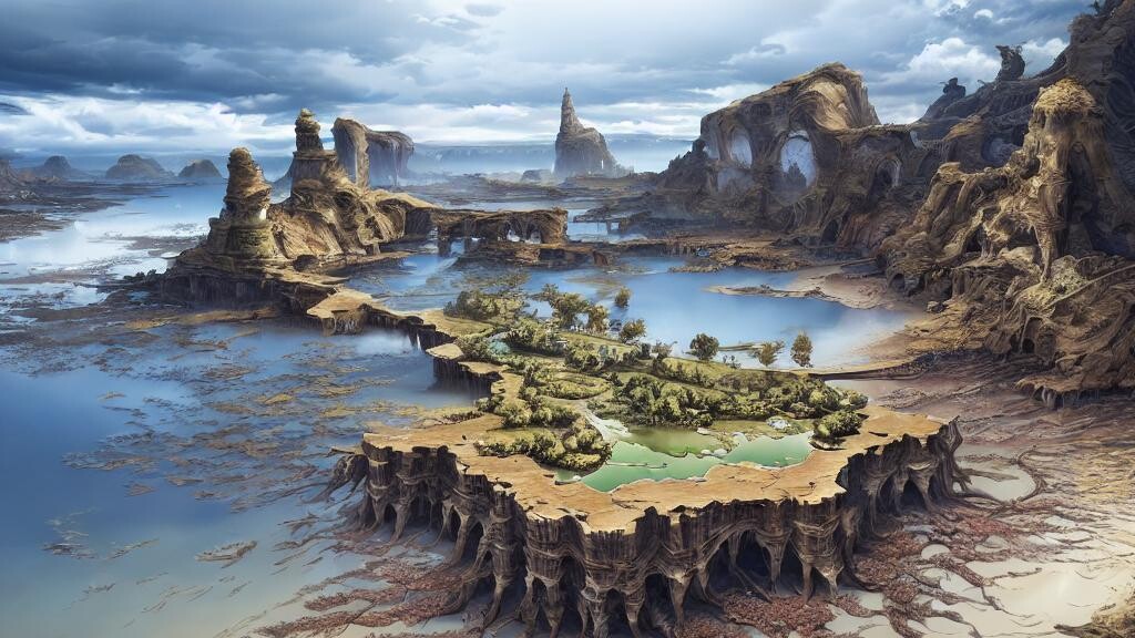 ArtStation - Background Collection Pact - "Mudflat" | Artworks