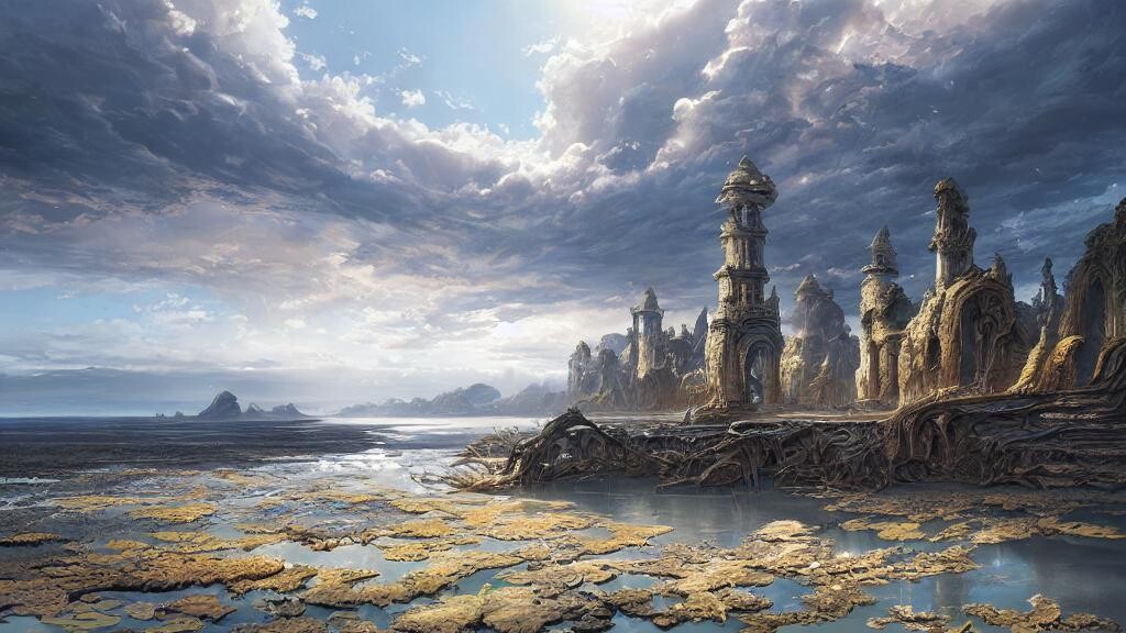 ArtStation - Background Collection Pact - "Mudflat" | Artworks