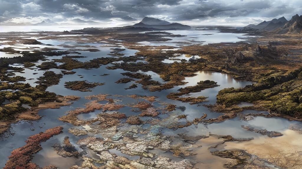 ArtStation - Background Collection Pact - "Mudflat" | Artworks