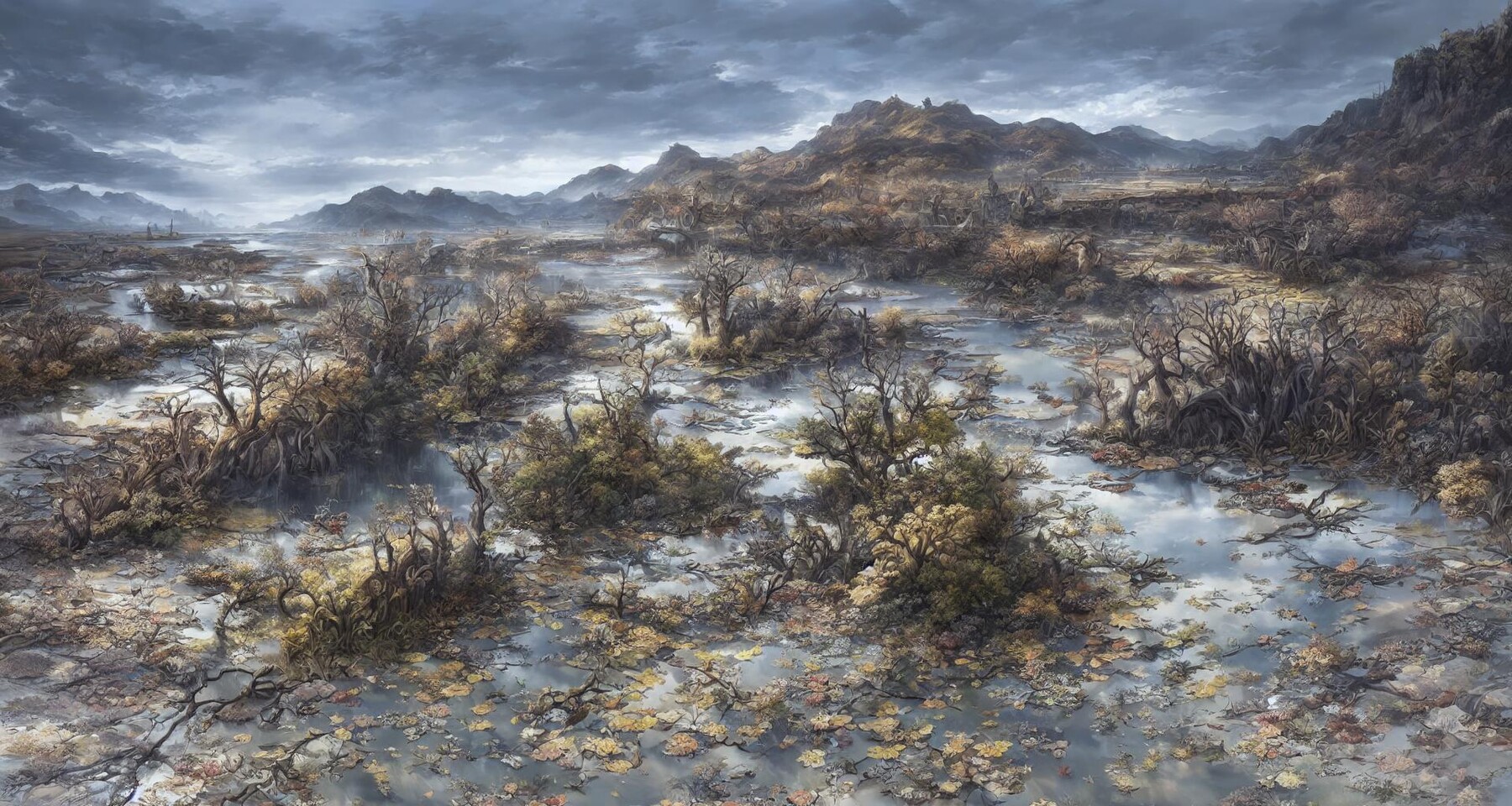 ArtStation - Background Collection Pact - "Mudflat" | Artworks