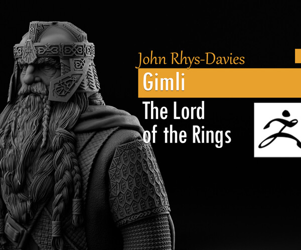 ArtStation - John Rhys-Davies - Gimli - The Lord of the Rings | Resources