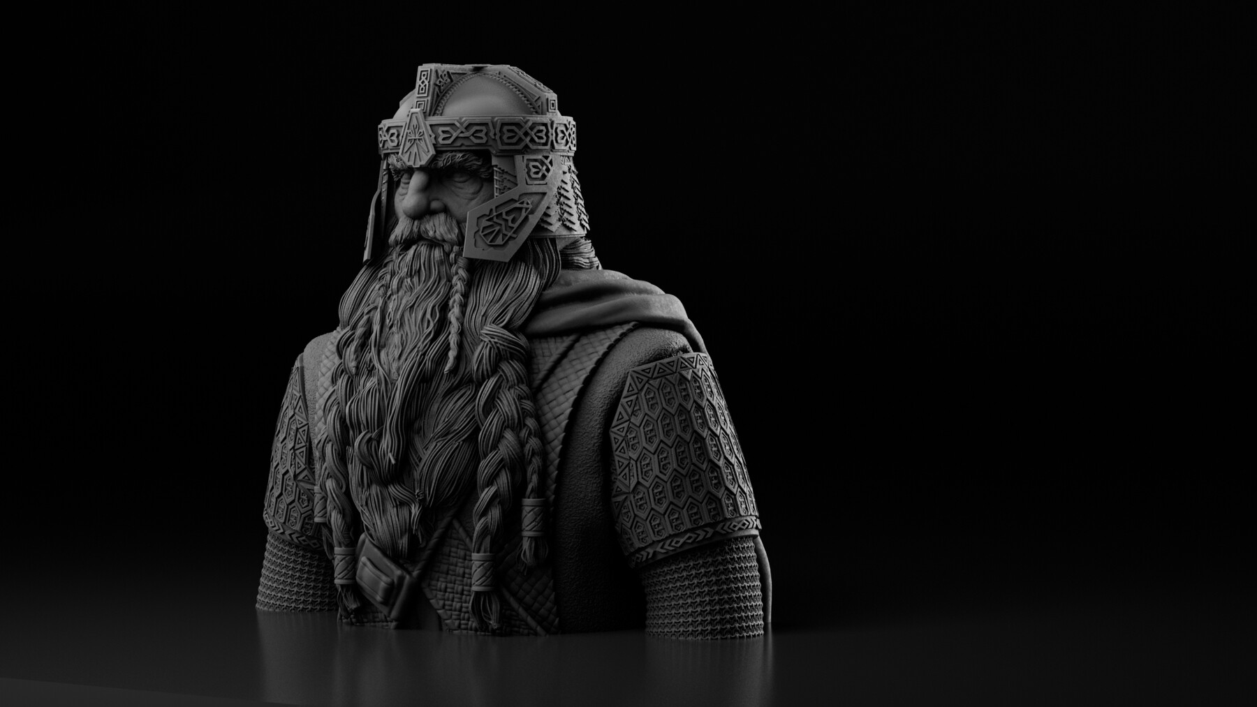 ArtStation - John Rhys-Davies - Gimli - The Lord of the Rings | Resources