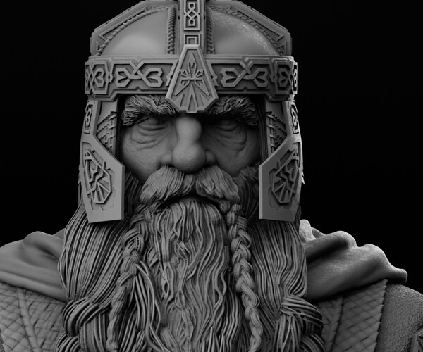 ArtStation - John Rhys-Davies - Gimli - The Lord of the Rings | Resources