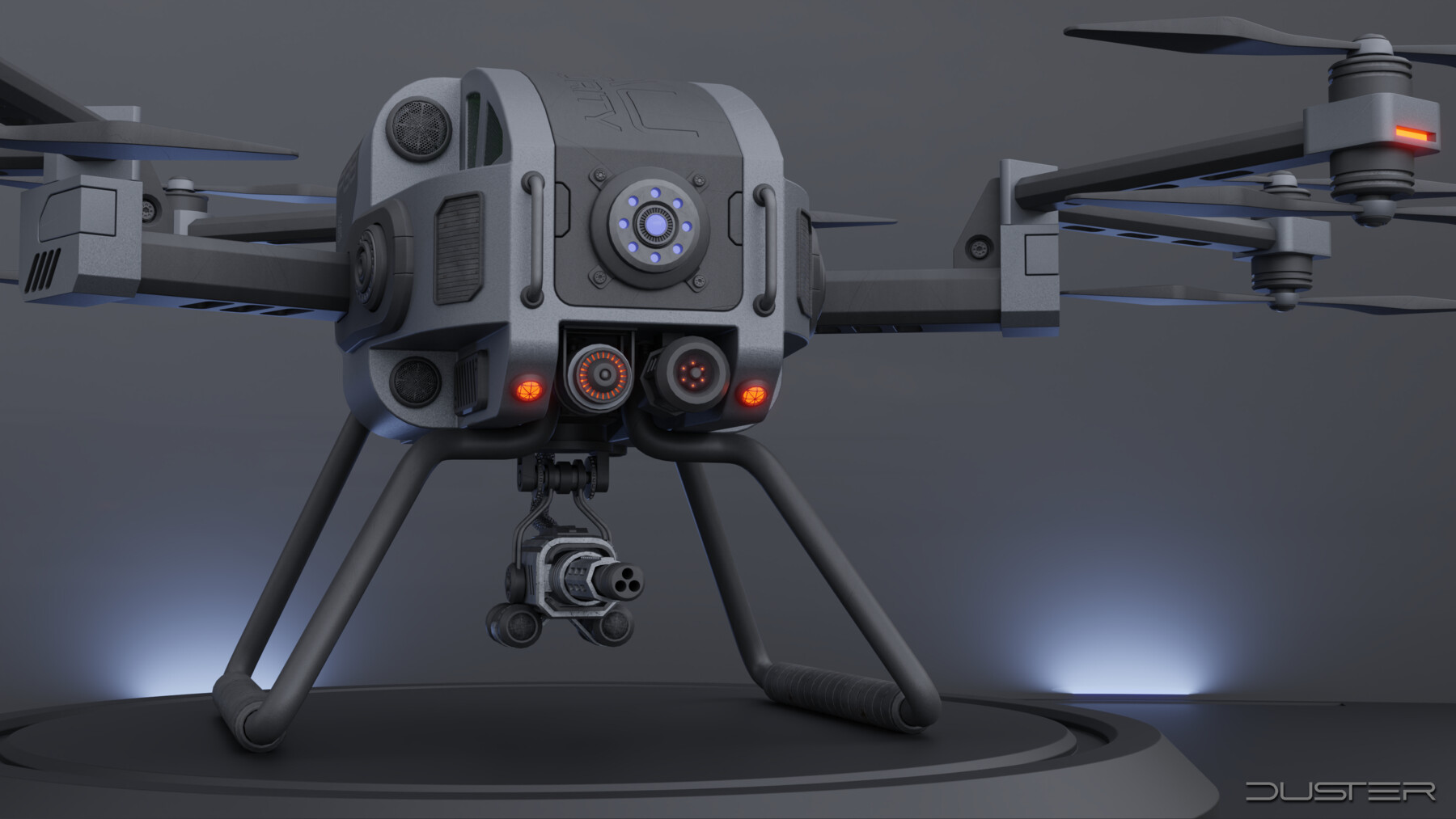 ArtStation - Sci-Fi Combat Drone | Resources