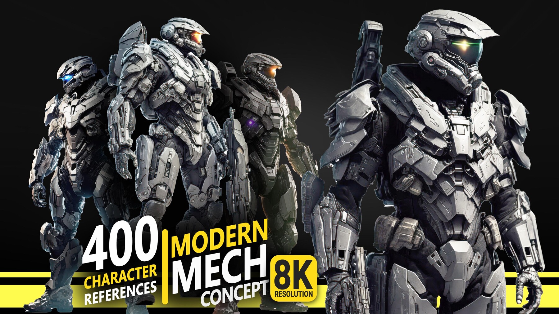 ArtStation - 400 Modern Mech Concept - Character References | 8K Res ...