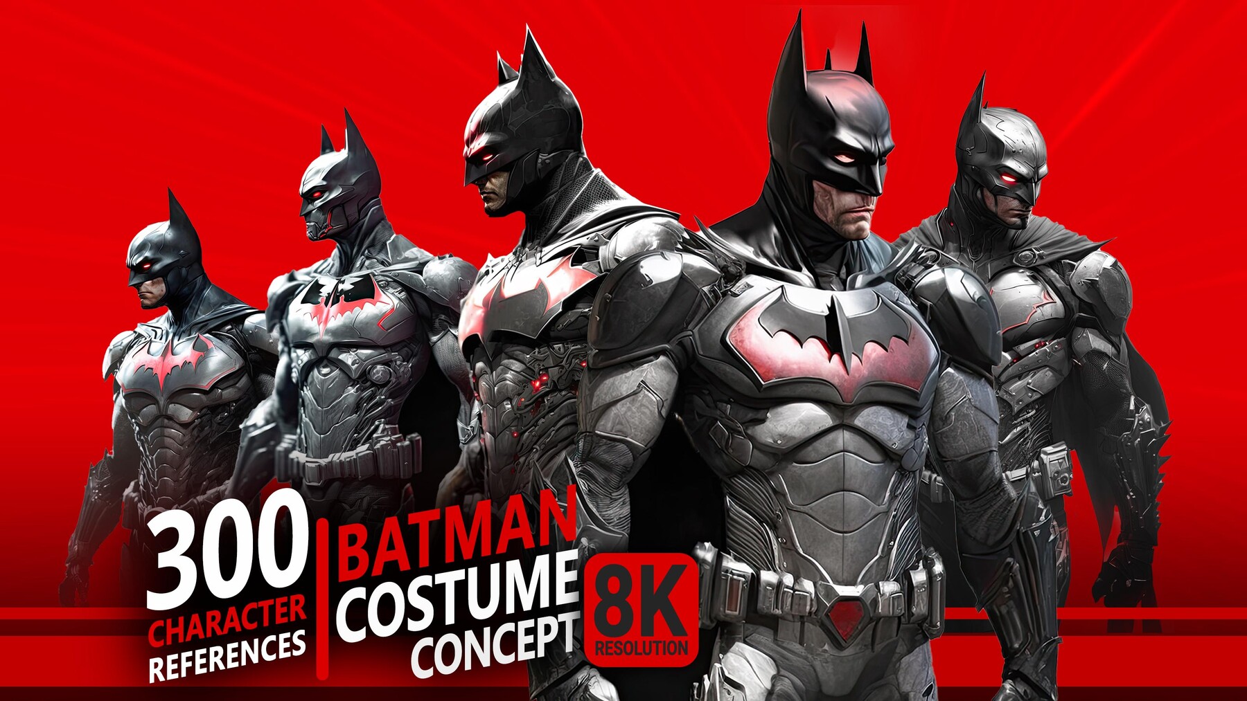 ArtStation - 400 Batman Outfit Concept - Character References | 8K ...