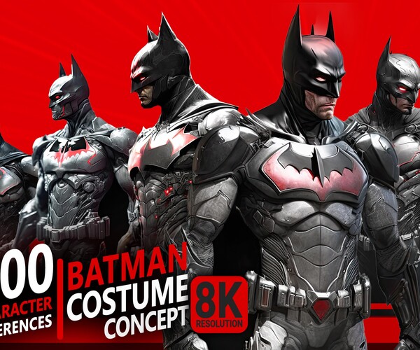 ArtStation - 400 Batman Outfit Concept - Character References | 8K ...