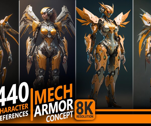 ArtStation - 440 Mech Armor Concept - Character References | 8K ...