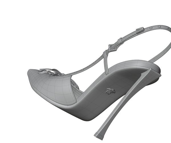 ArtStation - Versace Laced Pin Point Slingback Pumps | Resources