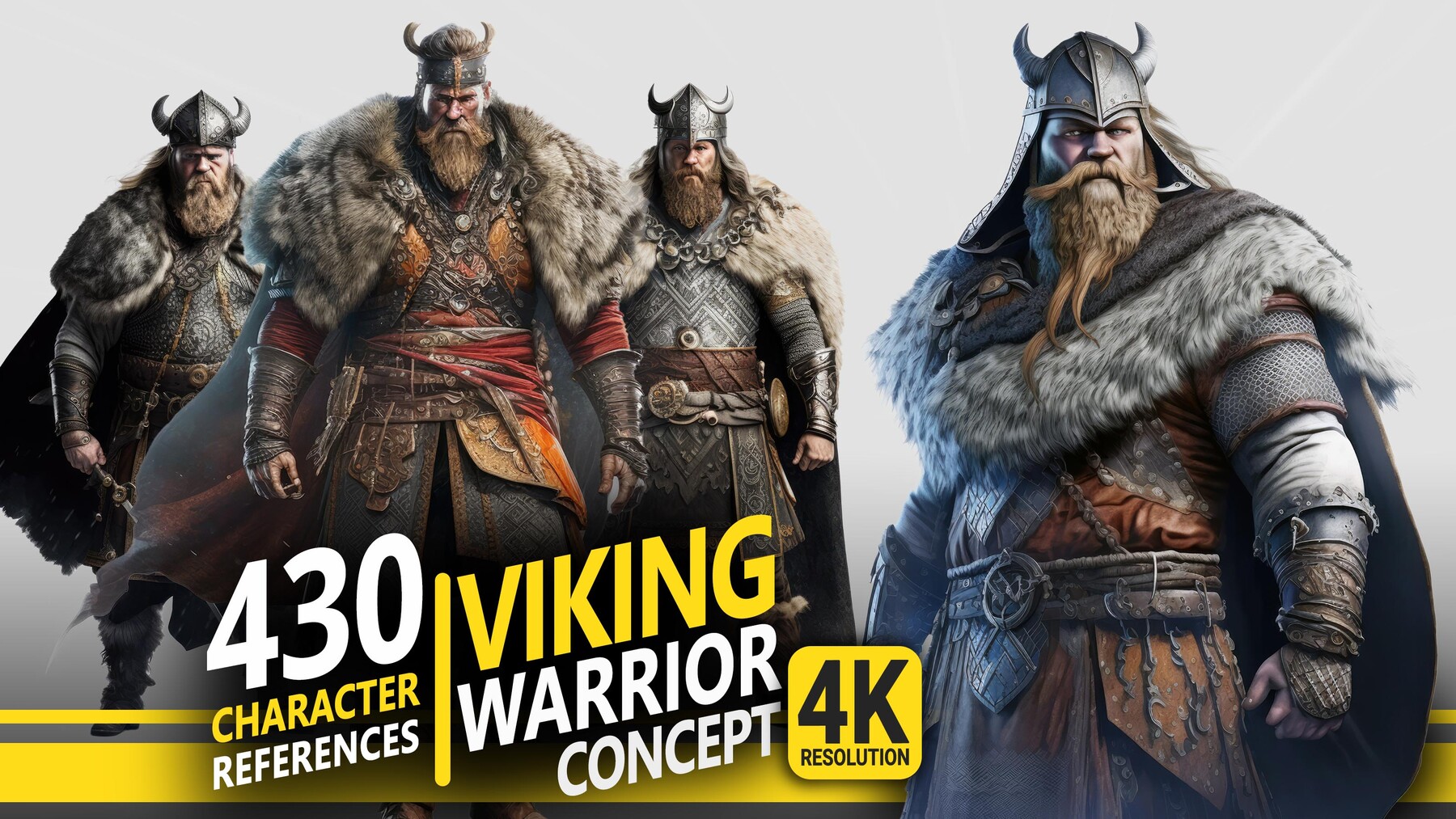 ArtStation - 430 Viking Warrior Concept - Character References | 4K ...