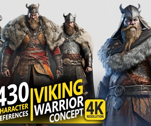 ArtStation - 430 Viking Warrior Concept - Character References | 4K ...