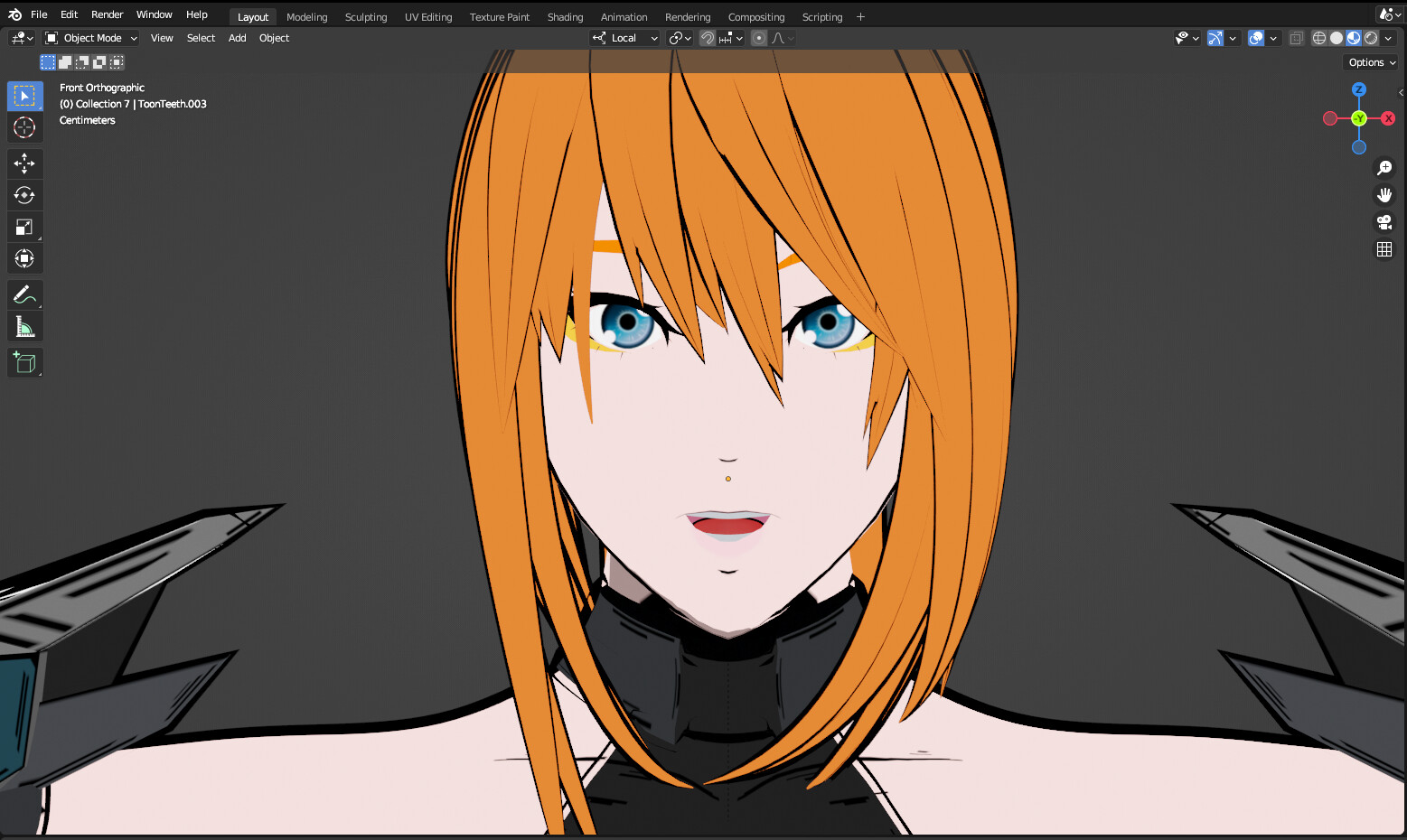 ArtStation - Anime Teeth - (Game-Ready!) | Game Assets