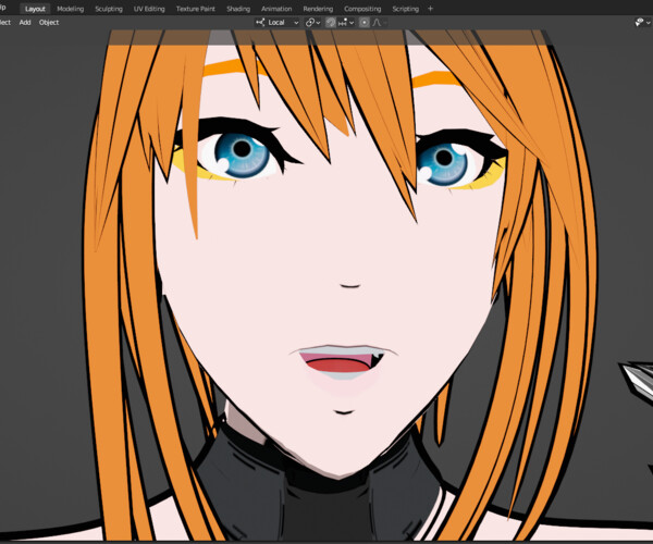 ArtStation - Anime Teeth - (Game-Ready!) | Game Assets