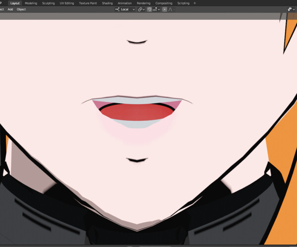 ArtStation - Anime Teeth - (Game-Ready!) | Game Assets