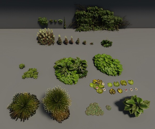 ArtStation - Foliage Study - Project files (UE5, Substance Painter ...