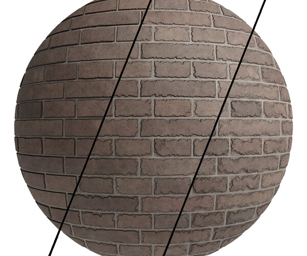 ArtStation - Tiles Materials 24- Brick Walls By Edge Damaged | Sbsar Pbr 4k Seamless | Resources