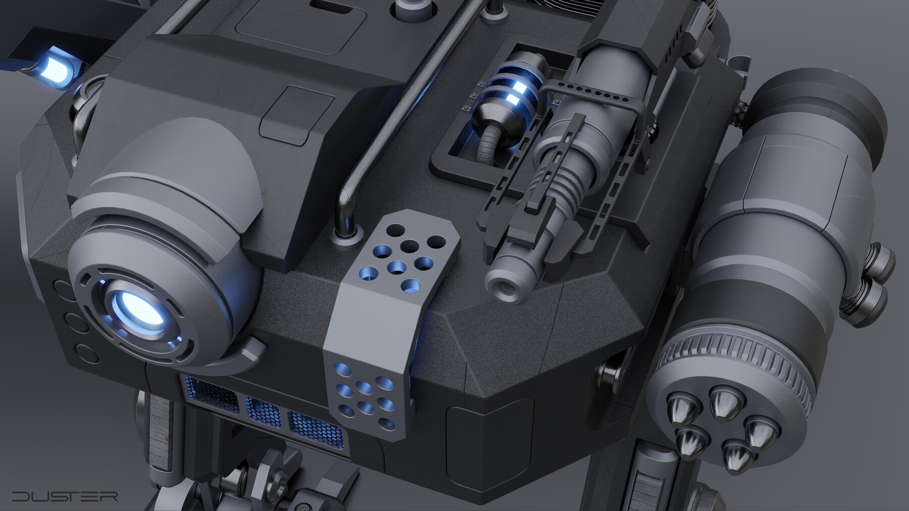 ArtStation - Sci-Fi Mech (with FK rig) | Resources