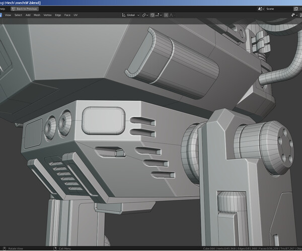ArtStation - Sci-Fi Mech (with FK rig) | Resources