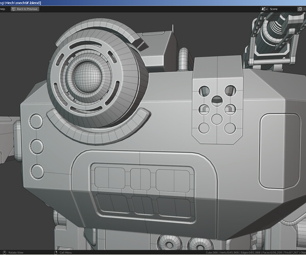 ArtStation - Sci-Fi Mech (with FK rig) | Resources