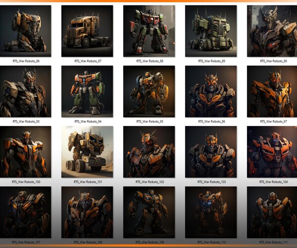 ArtStation - 253 War Robots_ Reference Modeling /Designing Vol 02 ...