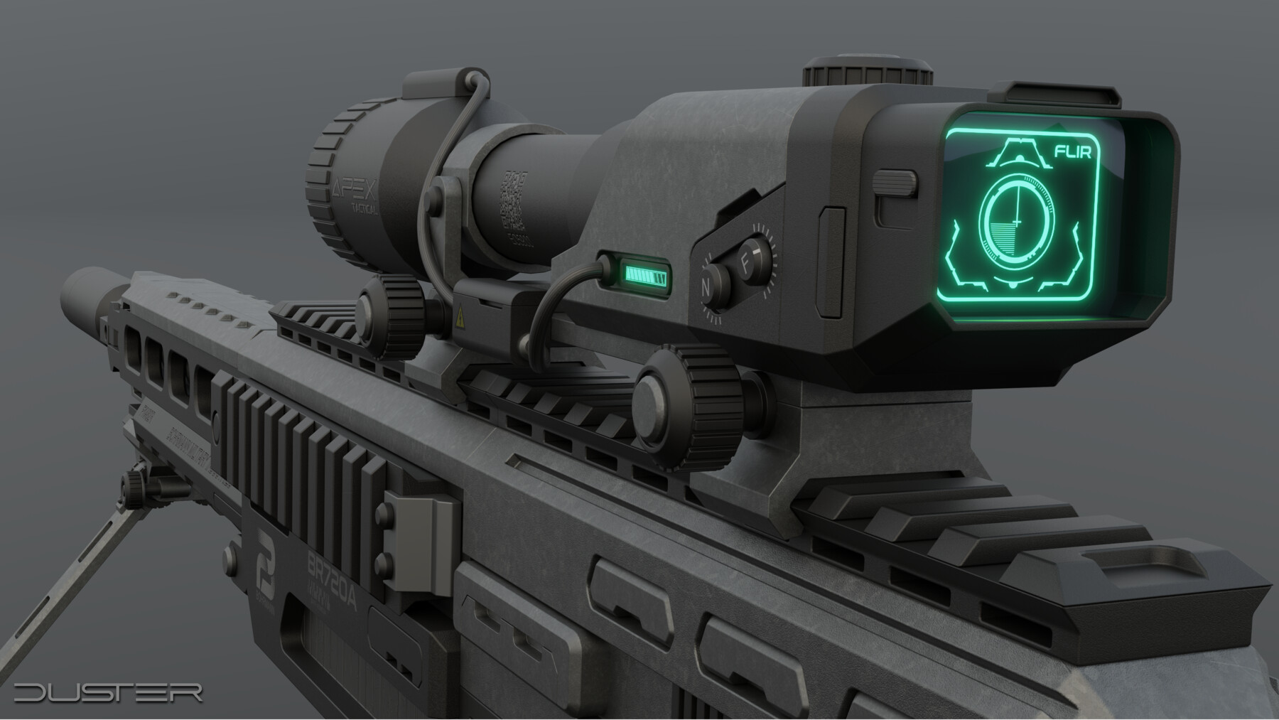 ArtStation - Sci-Fi Rifle | Resources