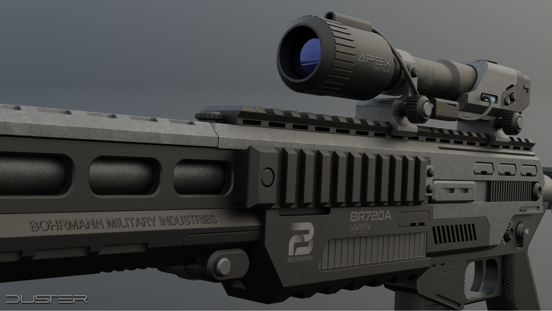 ArtStation - Sci-Fi Rifle | Resources